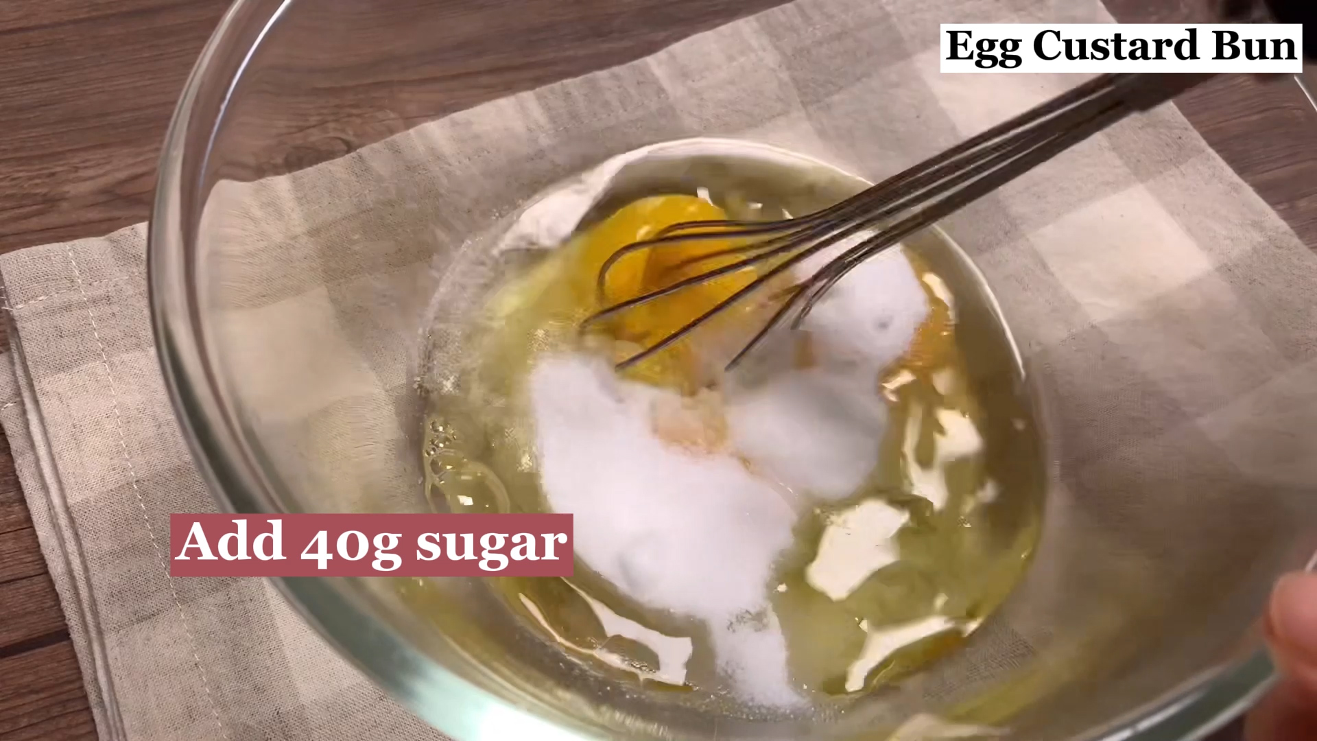 Egg Custard Bun__Chinese Steamed Custard Bun - Cook Chinese Foods