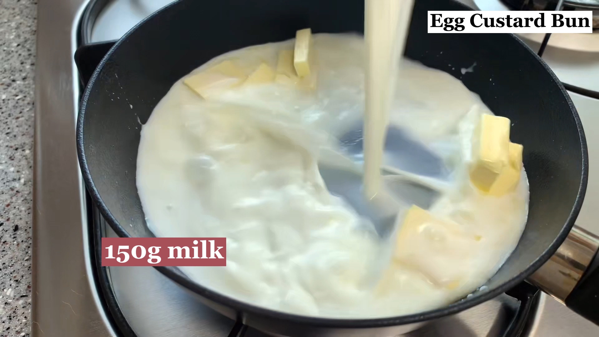 Egg Custard Bun__Chinese Steamed Custard Bun - Cook Chinese Foods