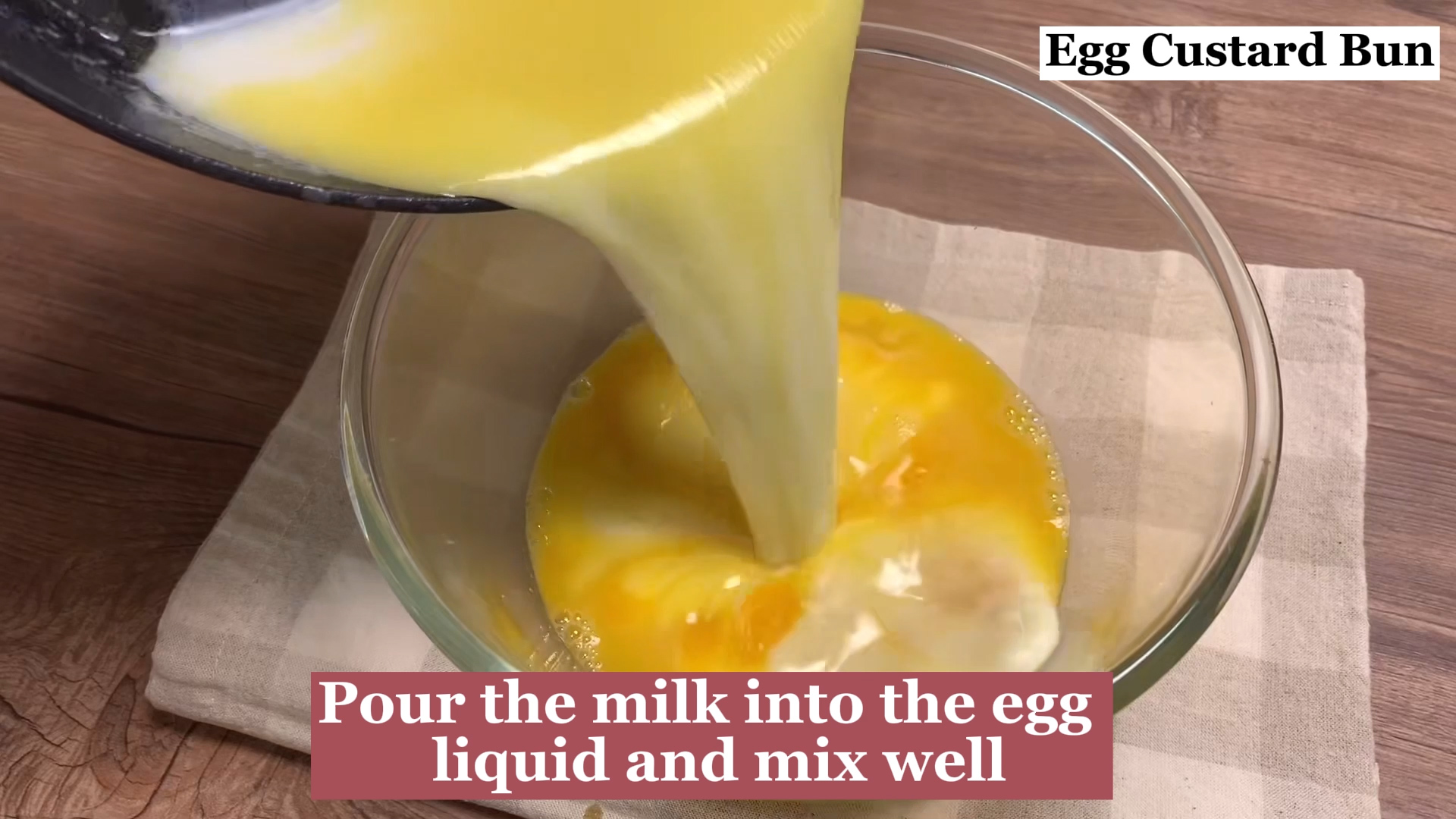 Egg Custard Bun__Chinese Steamed Custard Bun - Cook Chinese Foods