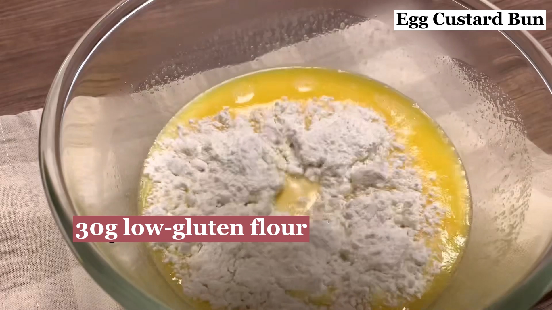 Egg Custard Bun__Chinese Steamed Custard Bun - Cook Chinese Foods