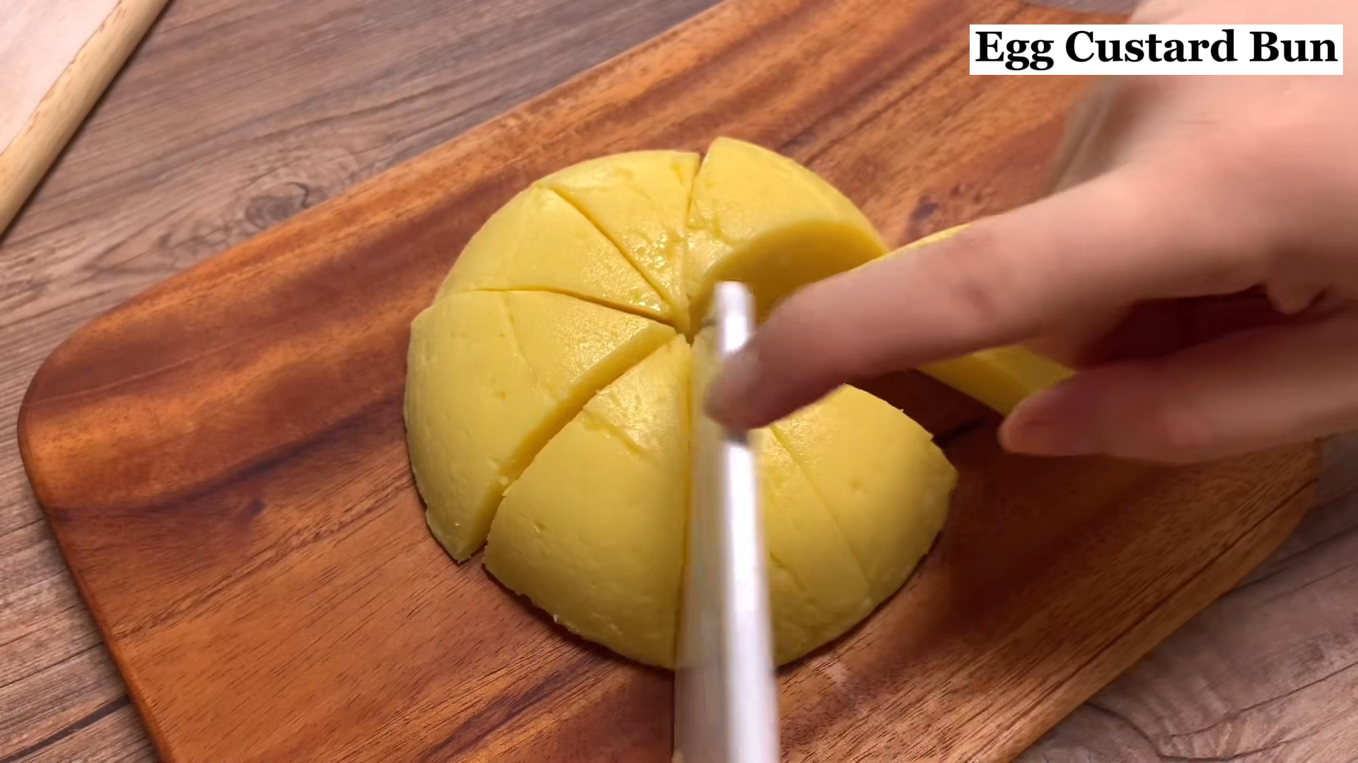 Egg Custard Bun__Chinese Steamed Custard Bun - Cook Chinese Foods