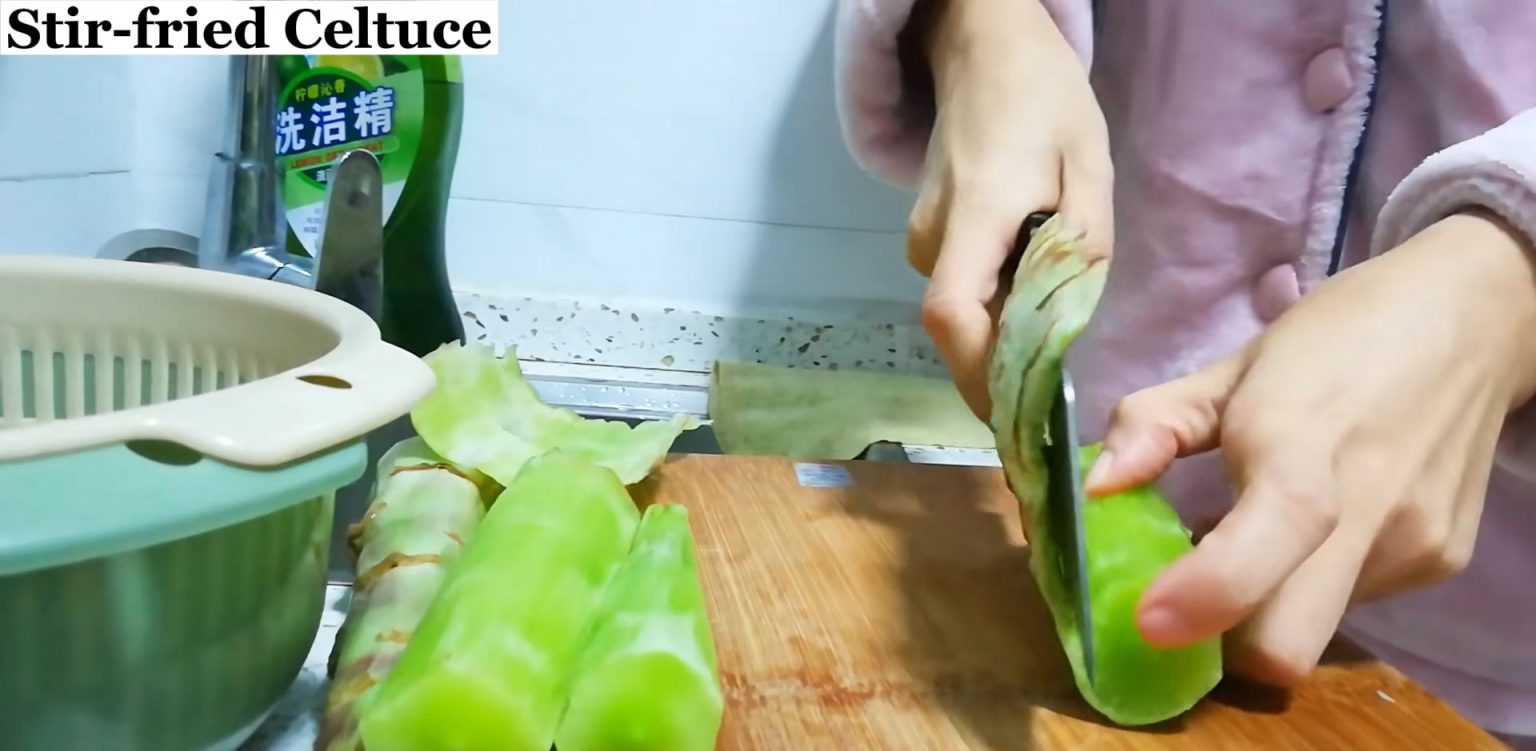 Stir-fried Celtuce recipes - Cook Chinese Foods