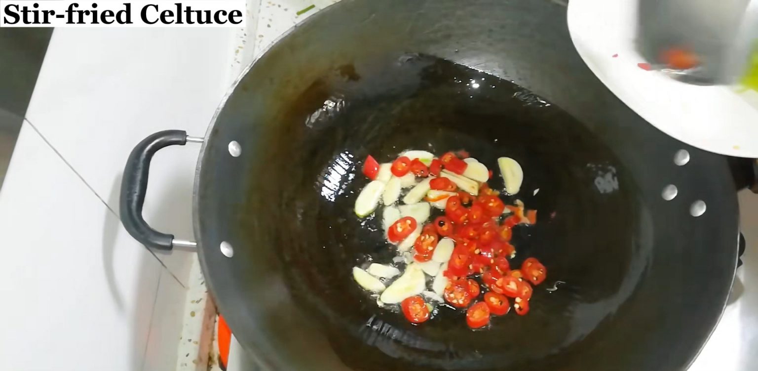 Stir-fried Celtuce recipes - Cook Chinese Foods
