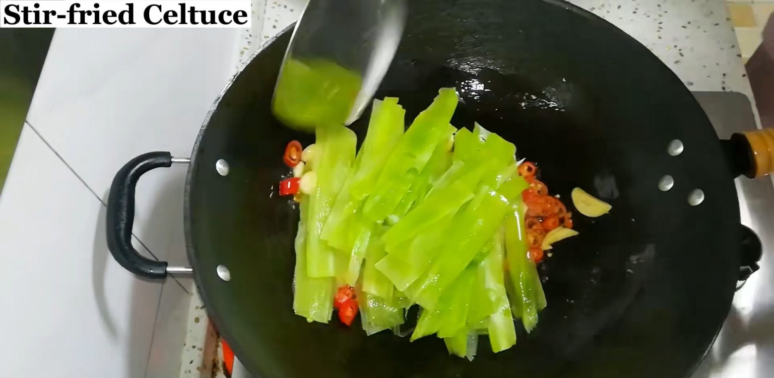 Stir-fried Celtuce recipes - Cook Chinese Foods