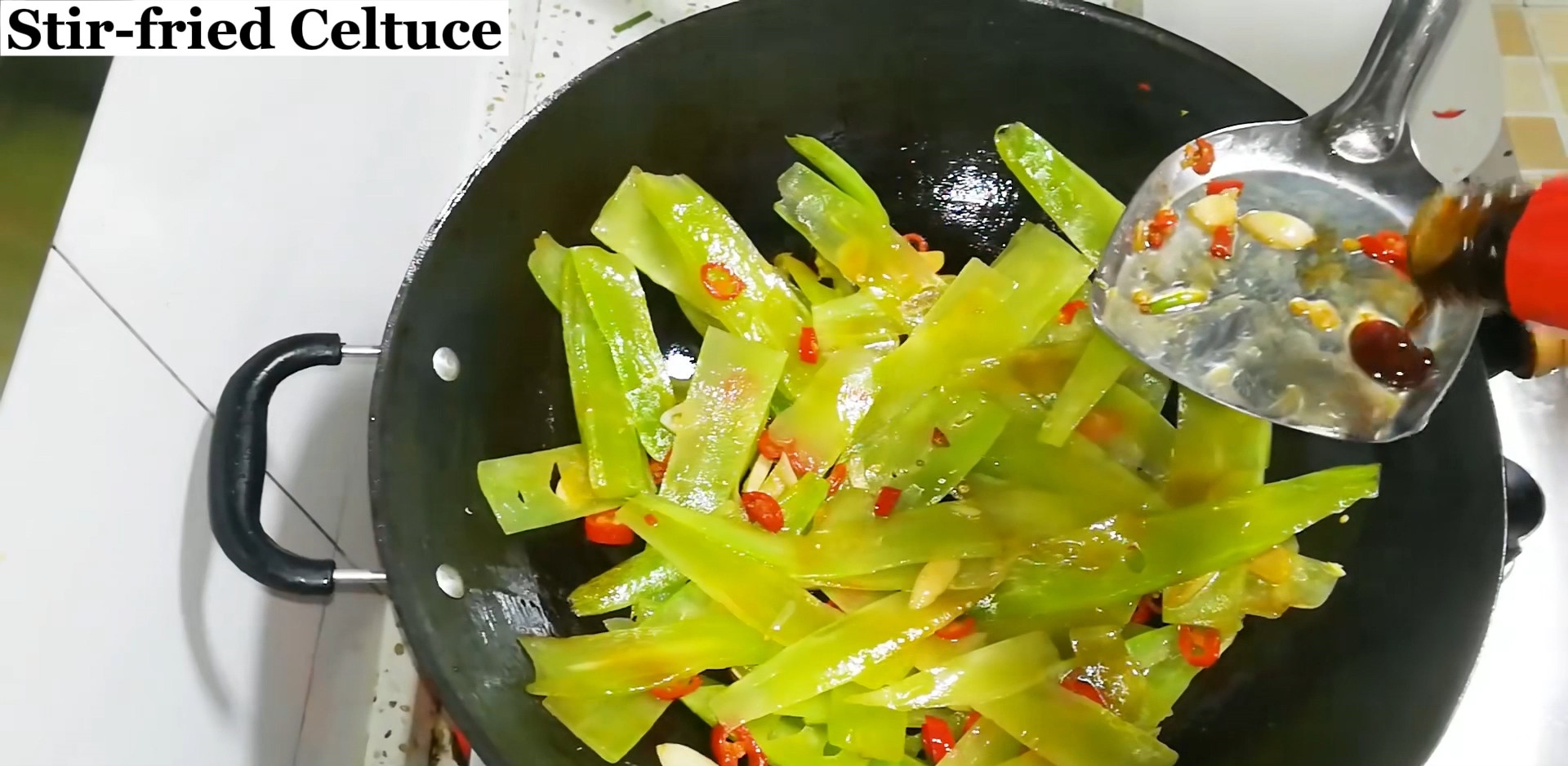 Stir-fried Celtuce recipes - Cook Chinese Foods