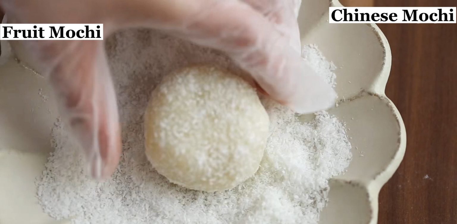 Chinese Mochi__Fruit Mochi - Cook Chinese Foods