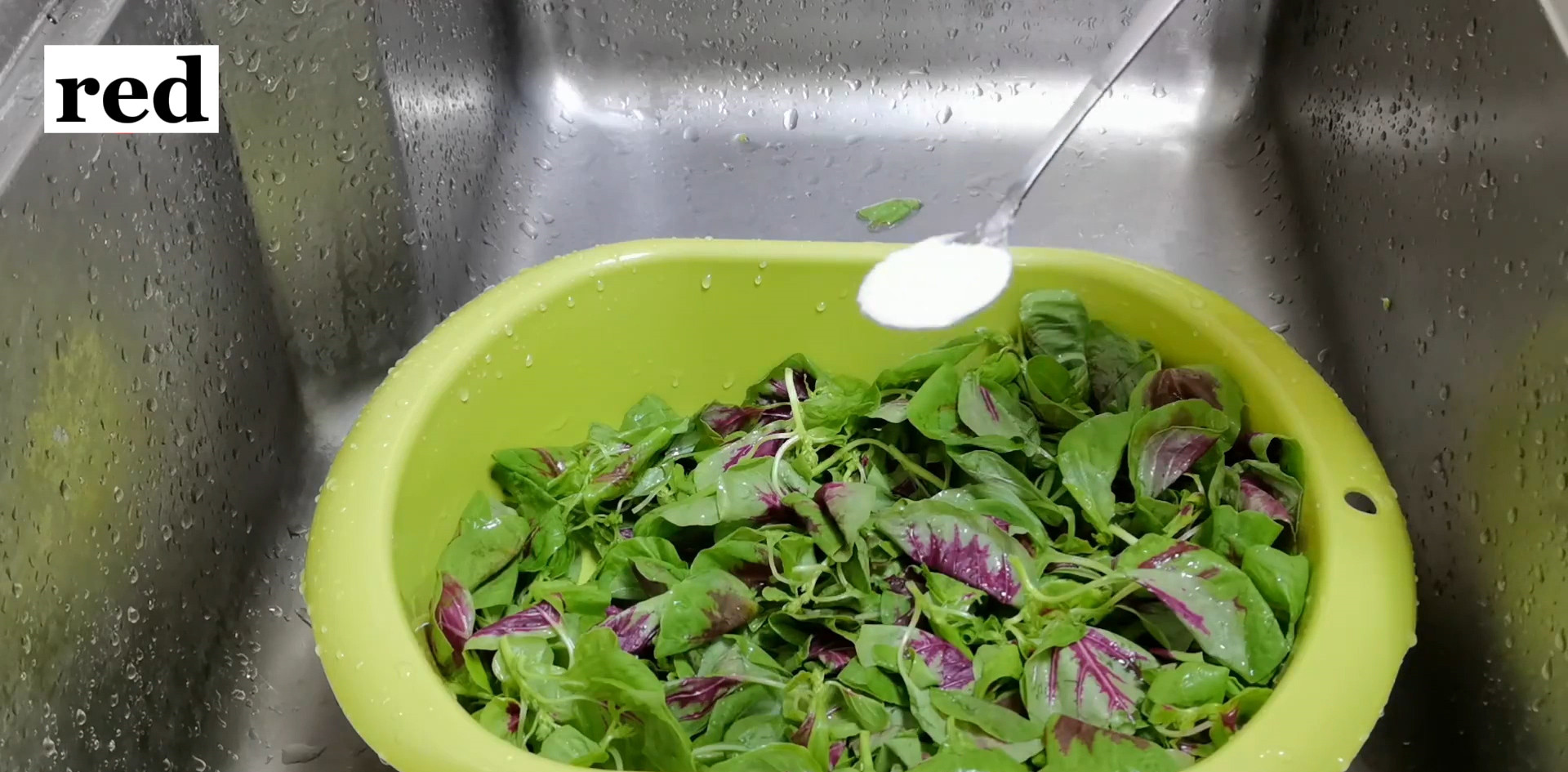 Red spinach recipe_Sauteed Red Spinach with Garlic - Cook Chinese Foods